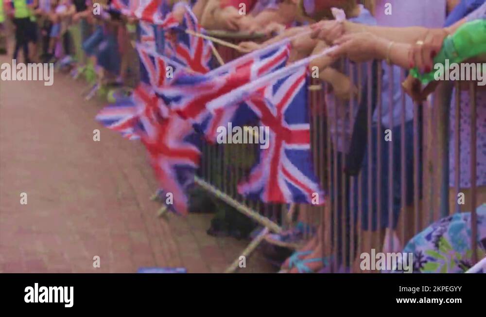 Crowd waving union jack flags Stock Videos & Footage - HD and 4K Video ...