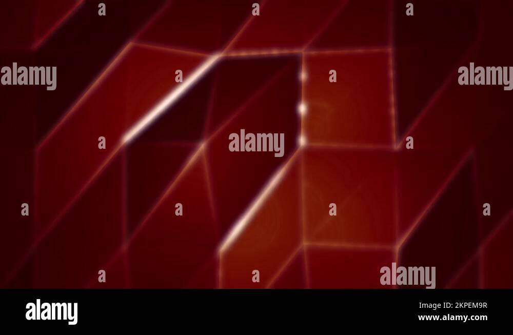 Red low poly with edge glow effect animation background Stock Video ...