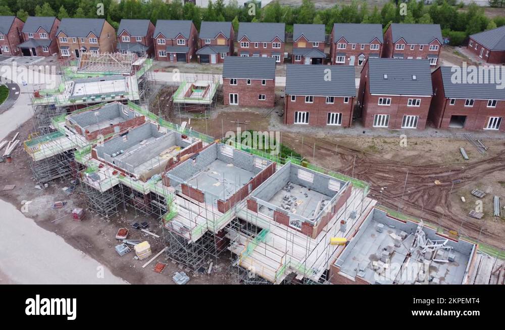 House construction uk scaffolding Stock Videos & Footage - HD and 4K ...