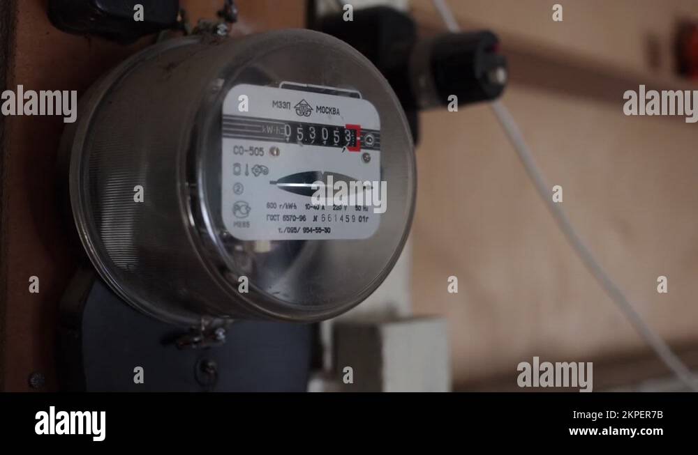 Old fashioned electric meter Stock Videos & Footage - HD and 4K Video ...