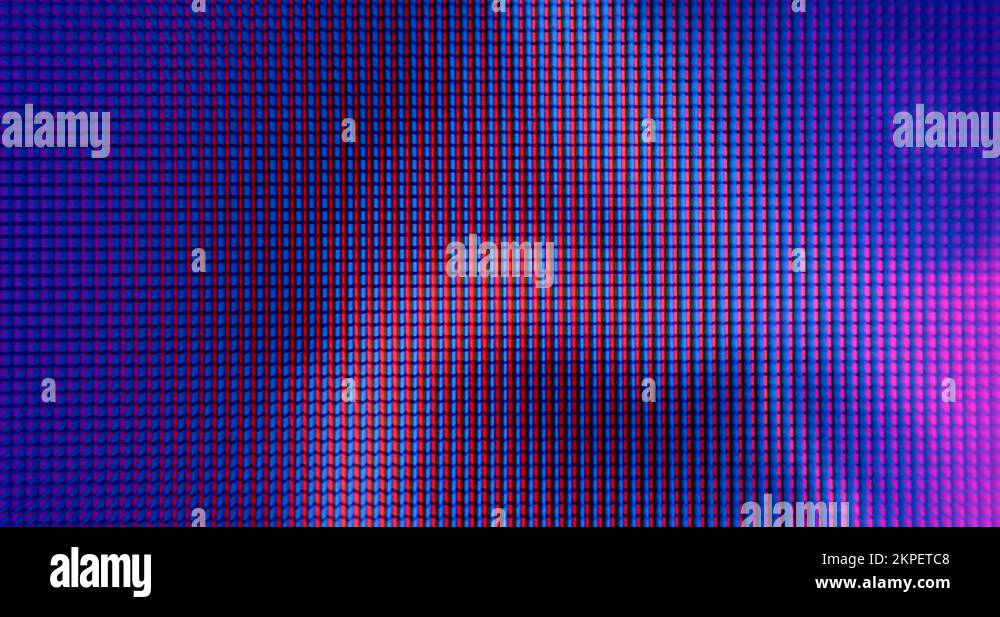 Blue background movement light lines on monitor pixels in dynamics ...