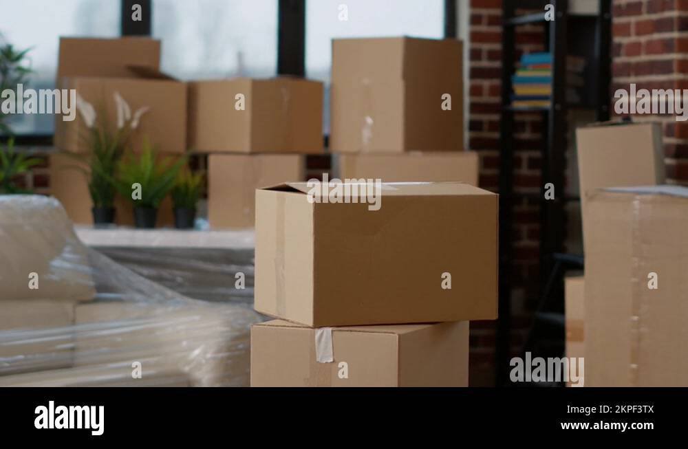 Room full cardboard boxes Stock Videos & Footage - HD and 4K Video ...