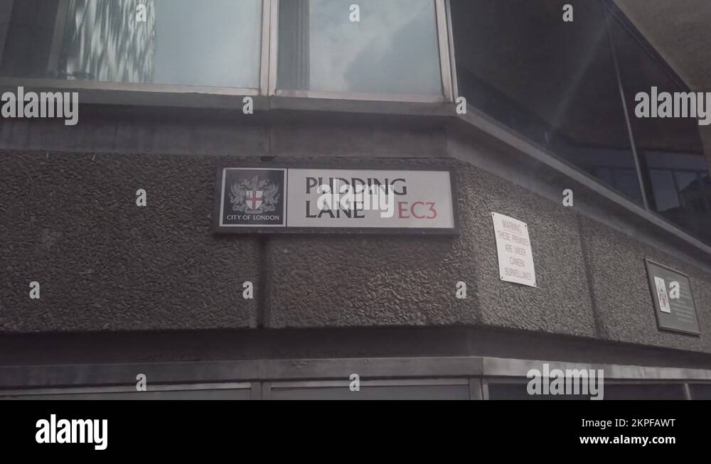 Pudding Lane Street Sign at Elsie Tucker blog