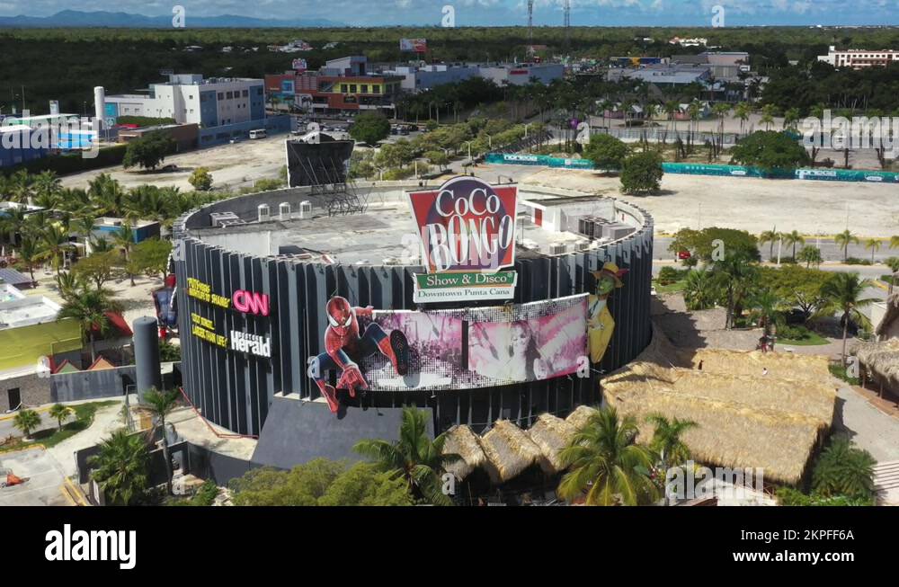 PUNTA CANA, DOMINICAN REPUBLIC - 27 JANUARY 2022: Coco Bongo nightclub ...
