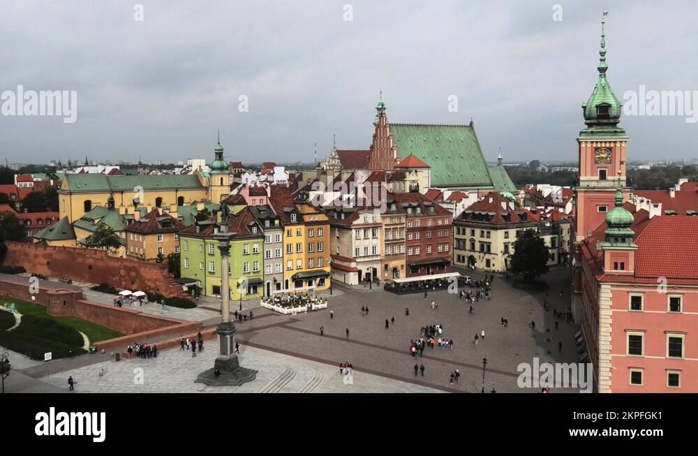 Warszawa plac zamkowy kolumna Stock Videos & Footage - HD and 4K Video ...