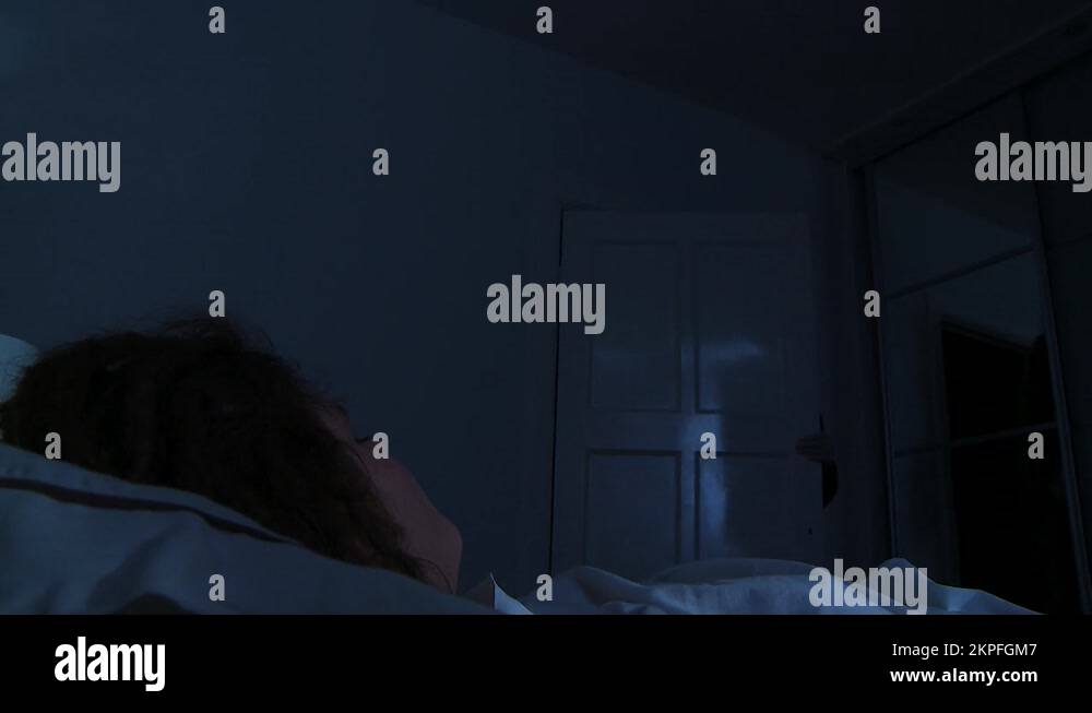 True crime scene- Serial killer coming through door and slowly creeping ...