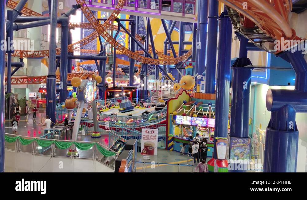 Scenics view of the Berjaya Times Square Theme Park, Malaysia Stock ...