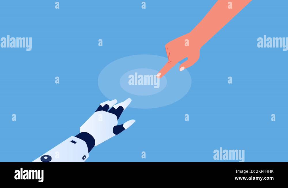 Robot finger touching human finger Stock Videos & Footage - HD and 4K ...