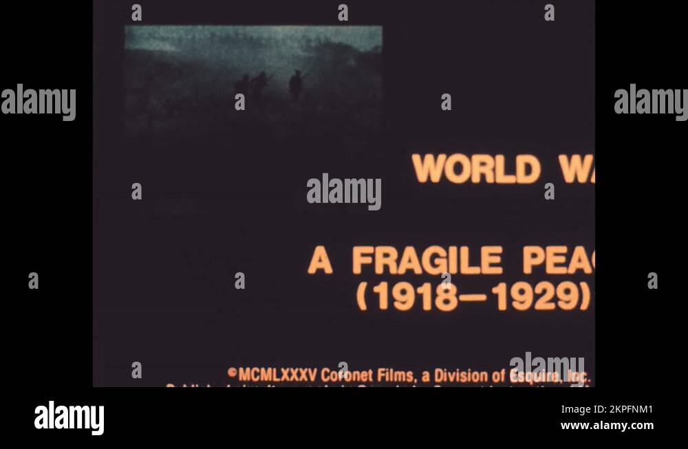 1940s: World War Two A Fragile Peace. Black and white photo of soldier ...