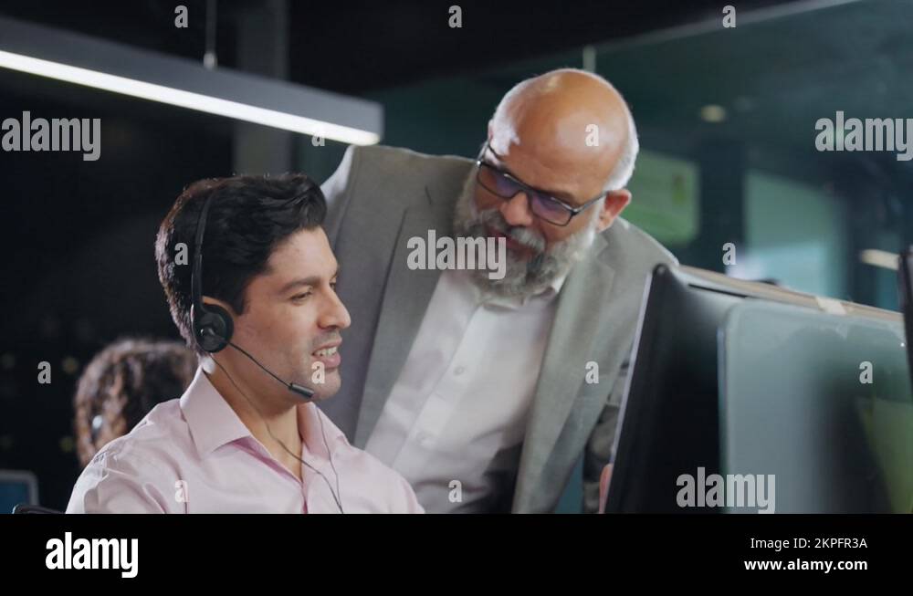 Indian male with his supervisor Stock Videos & Footage - HD and 4K ...