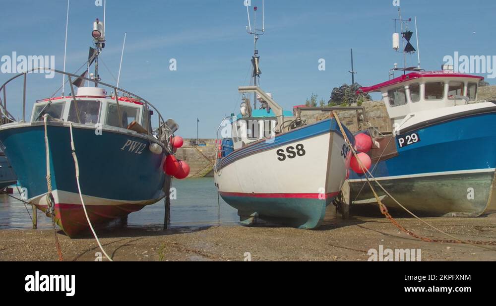 Cornish fishing boats boat quay Stock Videos & Footage - HD and 4K ...