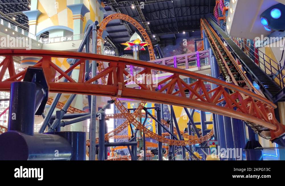 Scenics view of the Berjaya Times Square Theme Park, Malaysia Stock ...