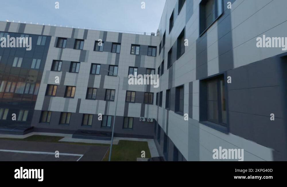Large office building new architecture Stock Videos & Footage - HD and ...
