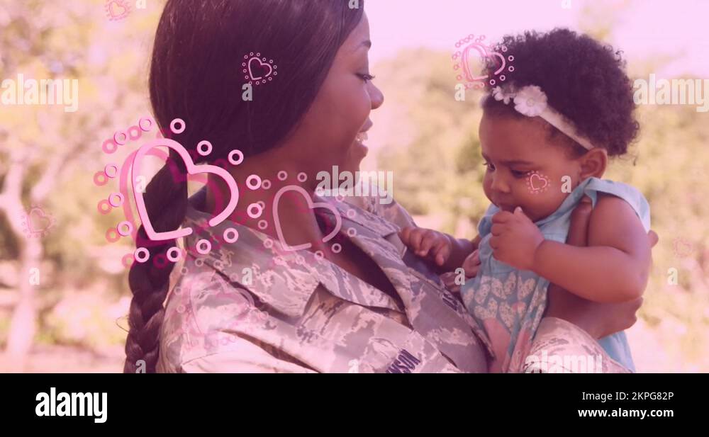 Soldier mother hugging daughter Stock Videos & Footage - HD and 4K ...