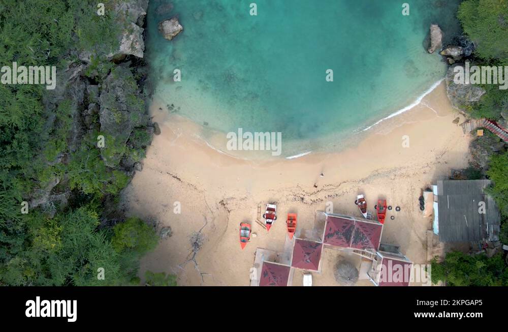 Playa Lagun Beach Cliff Curacao, Lagun Beach Curacao a small island in ...