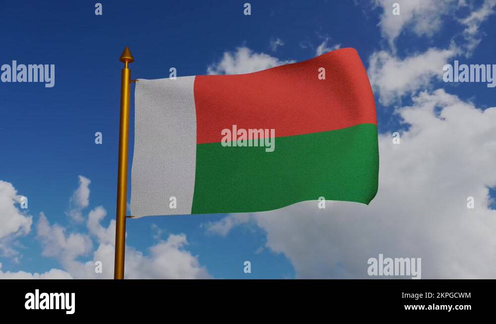 Drapeau de madagasca Stock Videos & Footage - HD and 4K Video Clips - Alamy