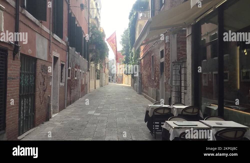 Video footage in hd quality overlooking one of the many canals in ...