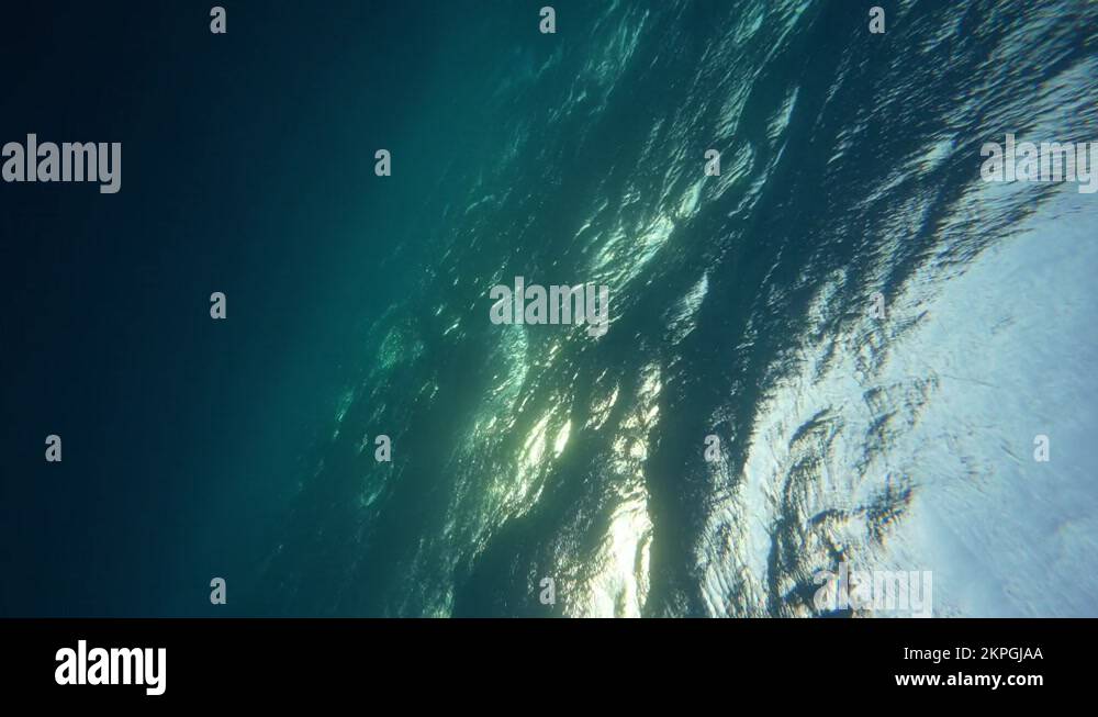 Water surface texture, Slow motion clean ocean ripples and wave ...