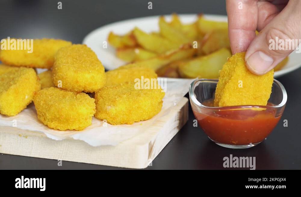 Plate chicken nuggets chili Stock Videos & Footage - HD and 4K Video ...