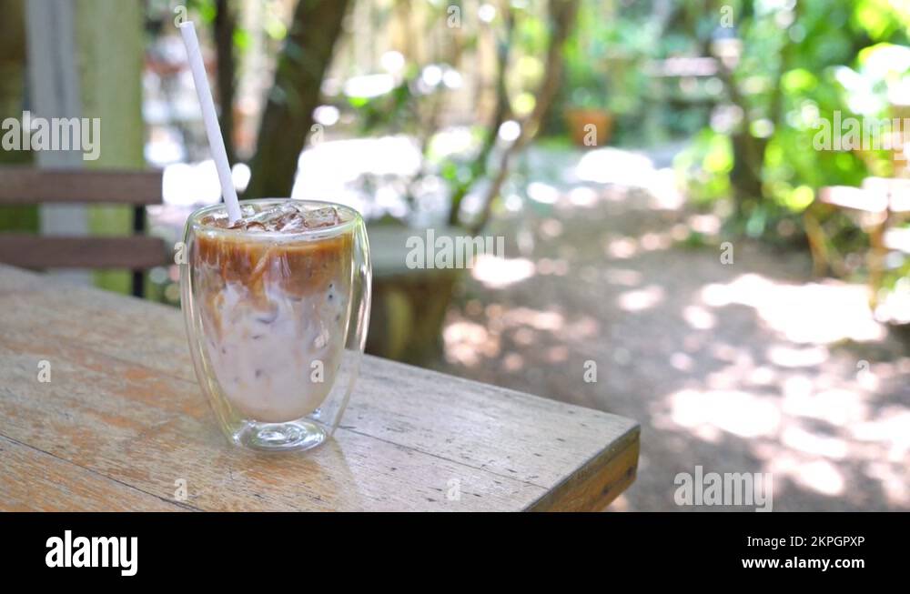 Iced coffee glass Stock Videos & Footage - HD and 4K Video Clips - Alamy