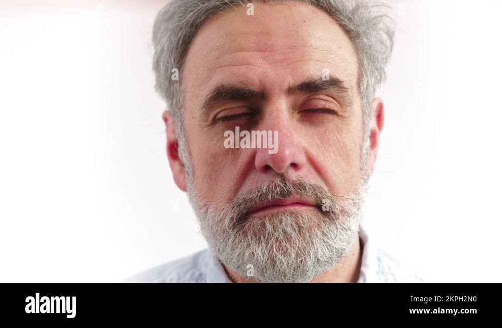 Gray eyebrows Stock Videos & Footage - HD and 4K Video Clips - Alamy