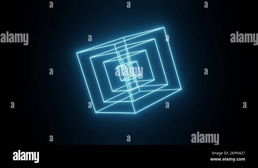 Neon cube Stock Videos & Footage - HD and 4K Video Clips - Alamy