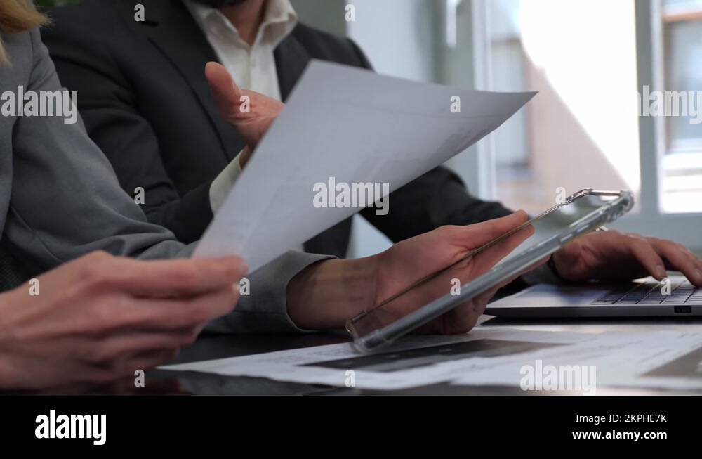 Close up hands holding documents Stock Videos & Footage - HD and 4K ...