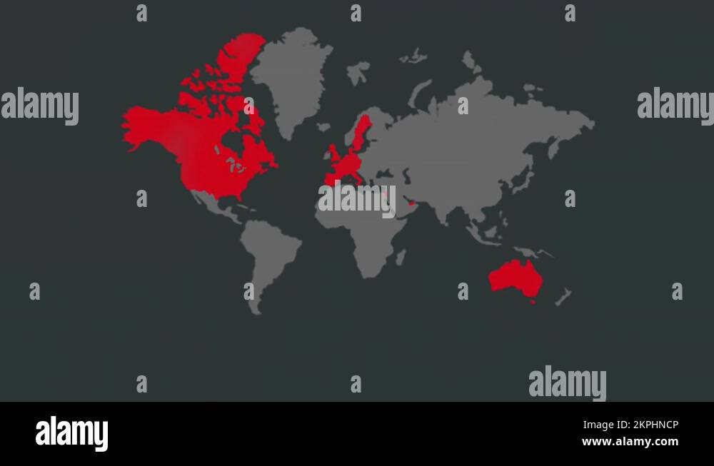 Map of monkeypox infections 2022. Epidemic 2022. Virus 2022 Stock Video ...