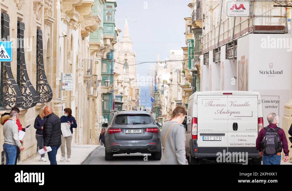 Malta street view Stock Videos & Footage - HD and 4K Video Clips - Alamy