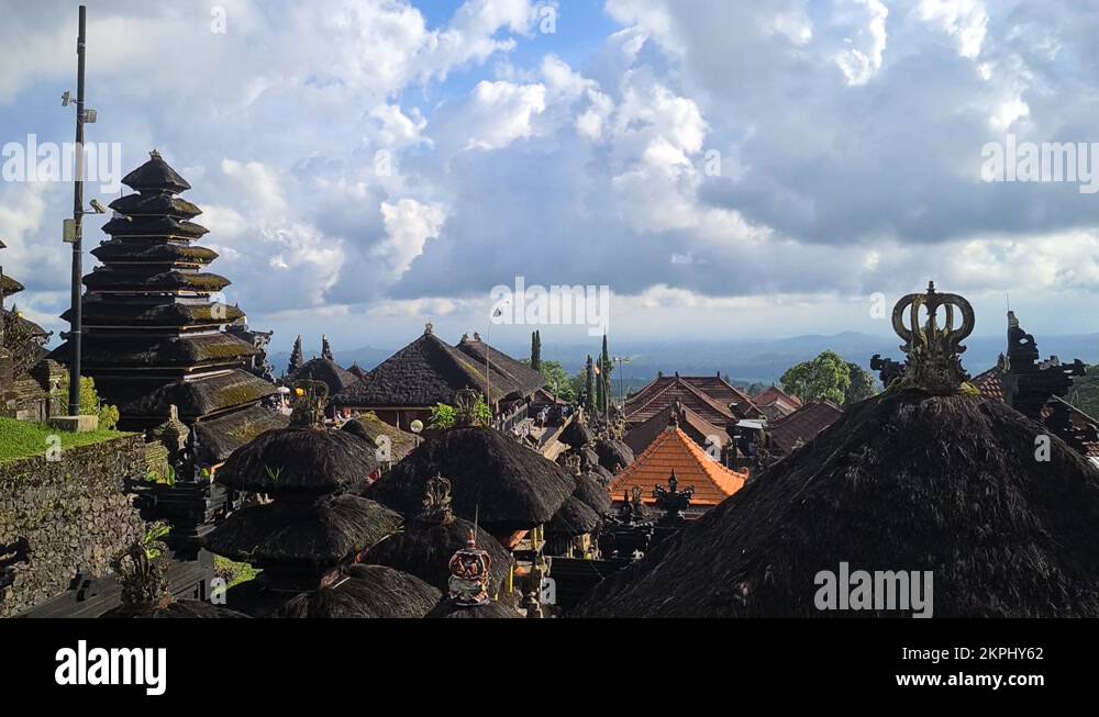 Besakih Temple, Hindu Pura Complex in Mountains of Bali Island ...