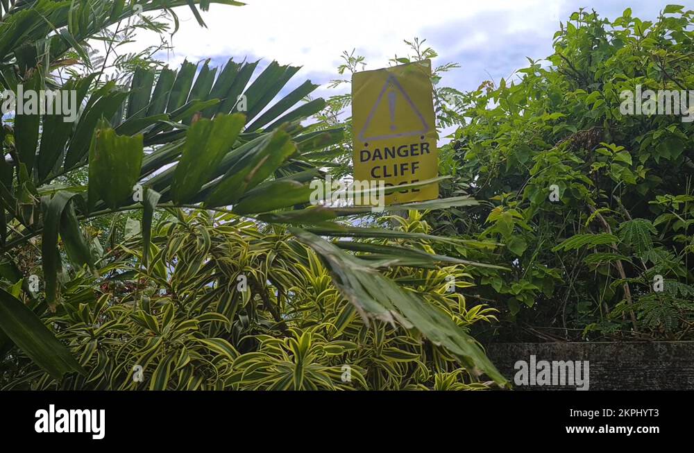 Danger cliff edge sign Stock Videos & Footage - HD and 4K Video Clips ...