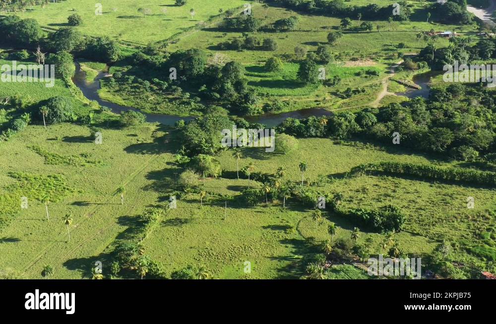 Bridge above Maimon river at Nisibon eco park on way from Higuey to ...