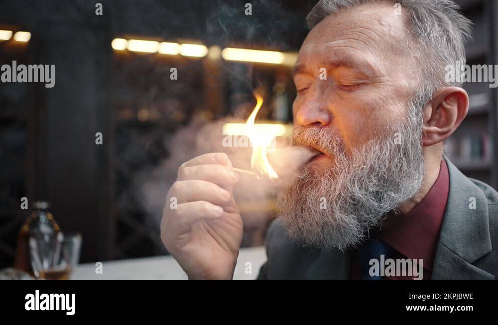 Portrait of cuban cigar smoker Stock Videos & Footage - HD and 4K Video ...