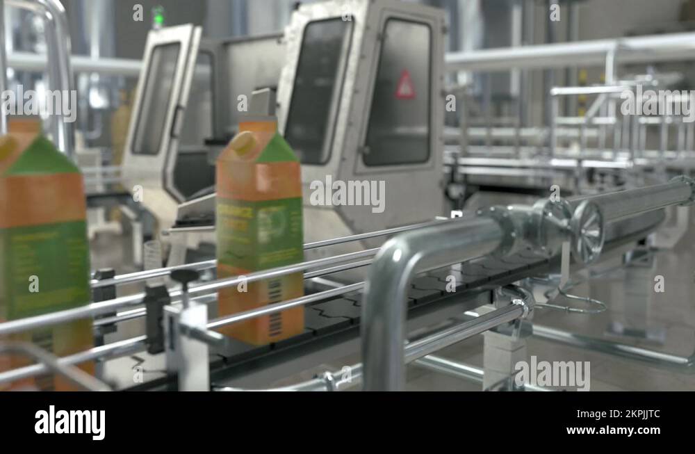 Orange juice packaging plant Stock Videos & Footage - HD and 4K Video ...