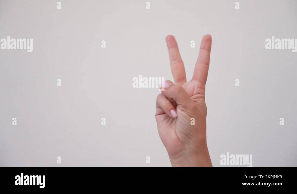 2 hand sign language Stock Videos & Footage - HD and 4K Video Clips - Alamy