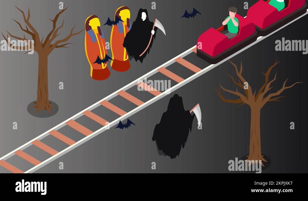 Fairground ride ghost train Stock Videos & Footage - HD and 4K Video ...