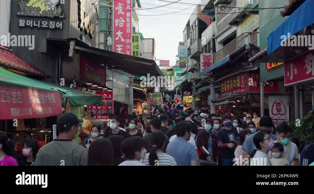 New Taipei, Taiwan 31 May 2022: Bali old street in Taiwan Stock Video ...