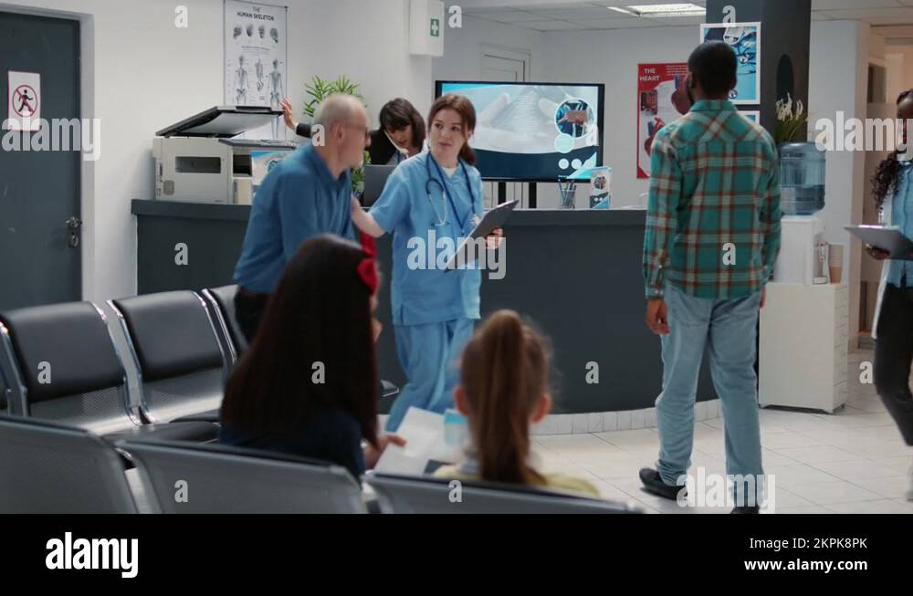 Busy waiting room patients Stock Videos & Footage - HD and 4K Video ...