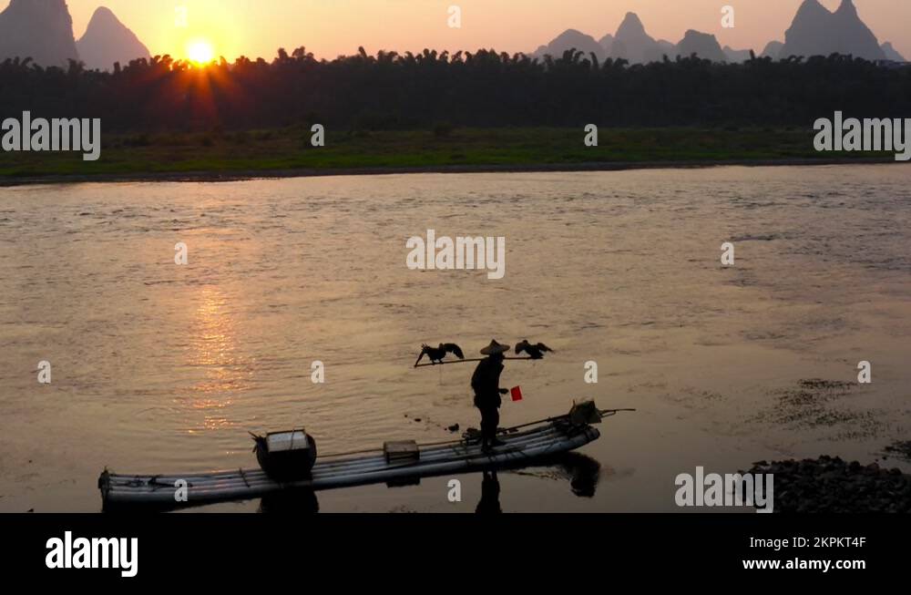 Li river fisherman Stock Videos & Footage - HD and 4K Video Clips - Alamy