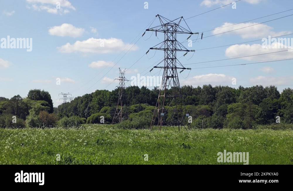 Steel power poles Stock Videos & Footage - HD and 4K Video Clips - Alamy