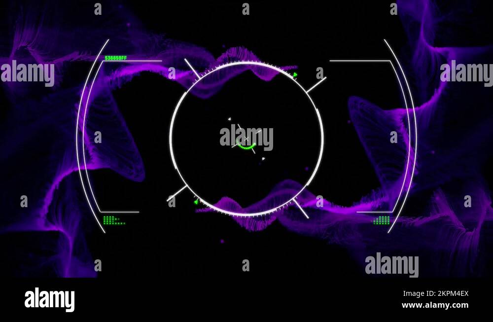Animation scope scanning over purple Stock Videos & Footage - HD and 4K ...