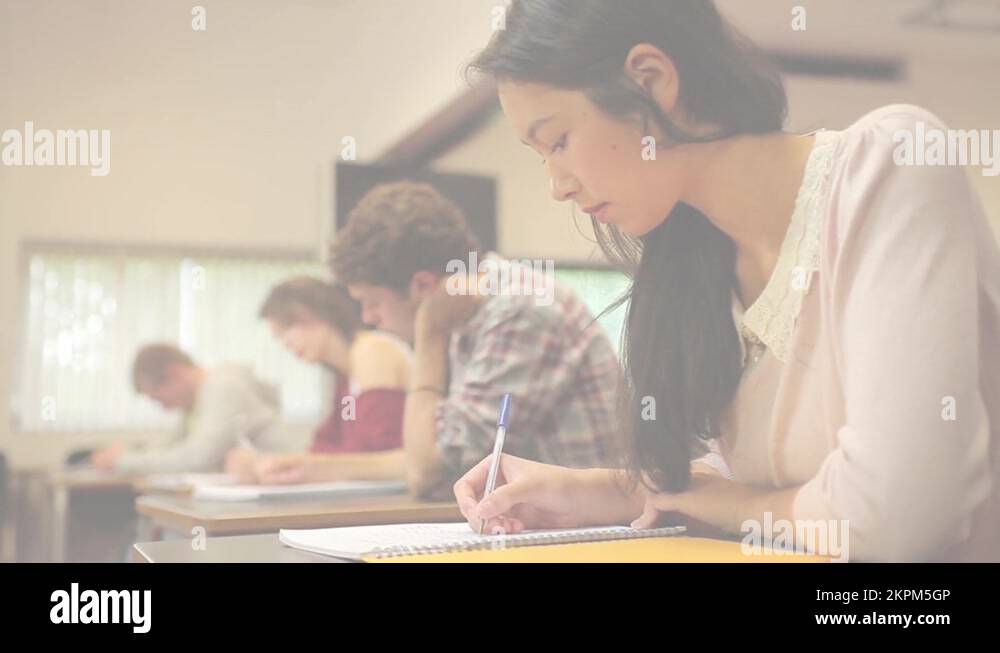 Student students pupil writing Stock Videos & Footage - HD and 4K Video ...