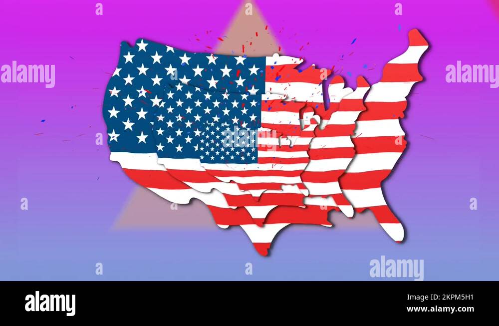 American flag map Stock Videos & Footage - HD and 4K Video Clips - Alamy