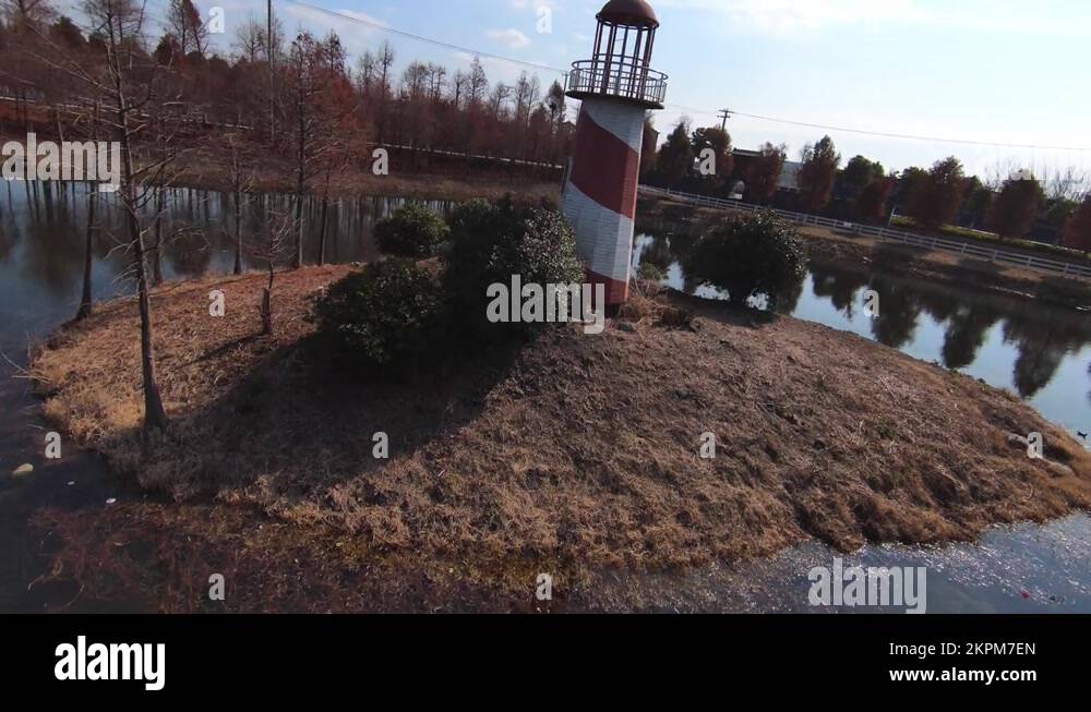 An artificial island lighthouse Stock Videos & Footage - HD and 4K ...