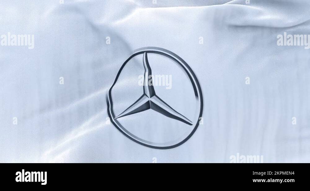 Mercedes benz company logo flag Stock Videos & Footage - HD and 4K ...