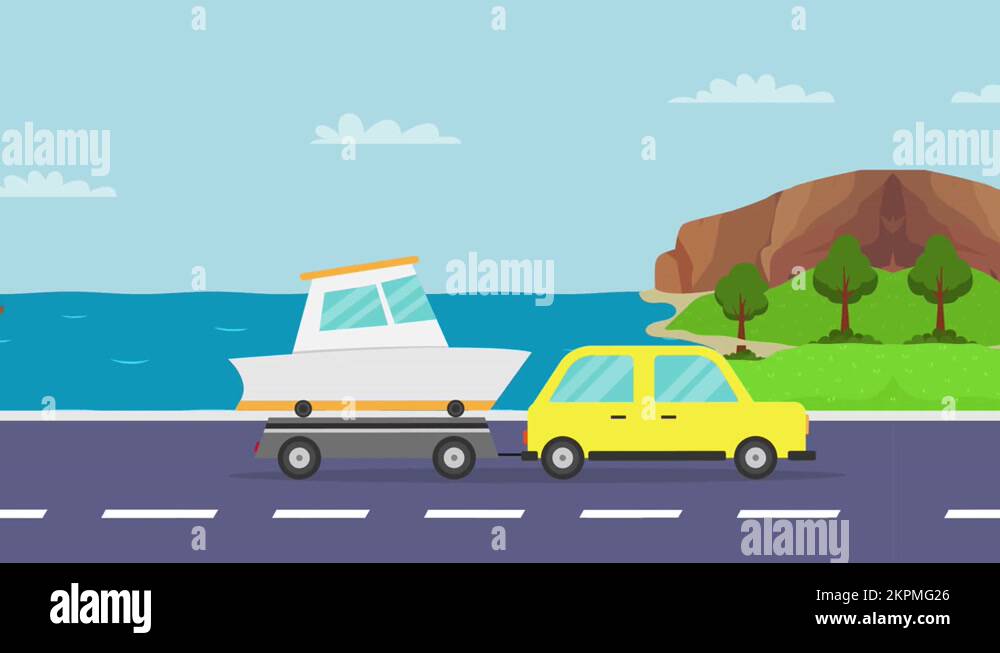 Car towing trailer boat Stock Videos & Footage - HD and 4K Video Clips ...