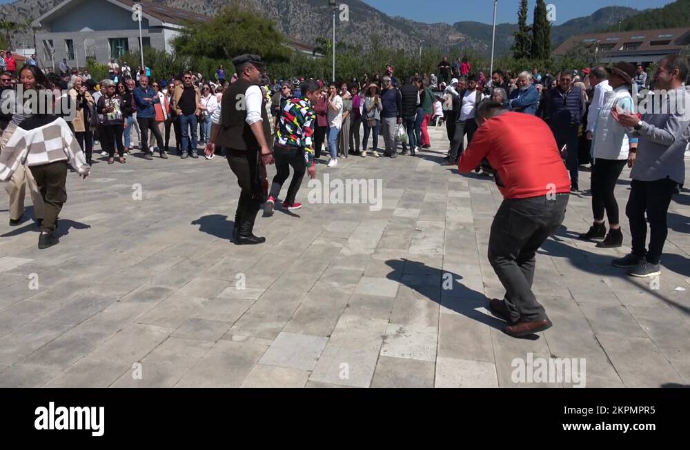 Cameraman filming people dancing on the square 2 Stock Video Footage ...