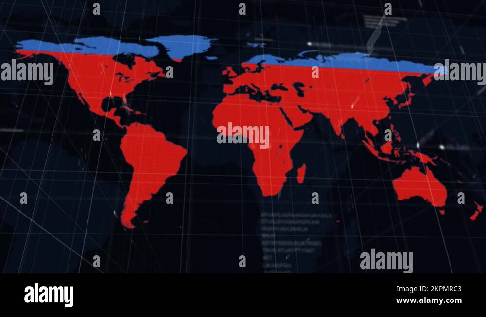 World map black red Stock Videos & Footage - HD and 4K Video Clips - Alamy