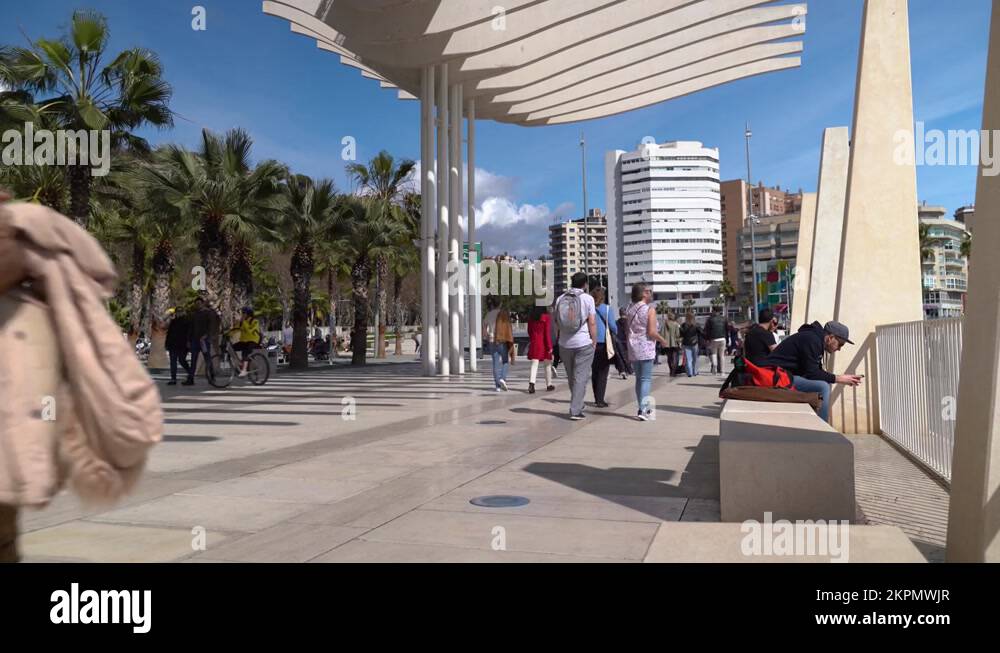 Promenade of malaga Stock Videos & Footage - HD and 4K Video Clips - Alamy
