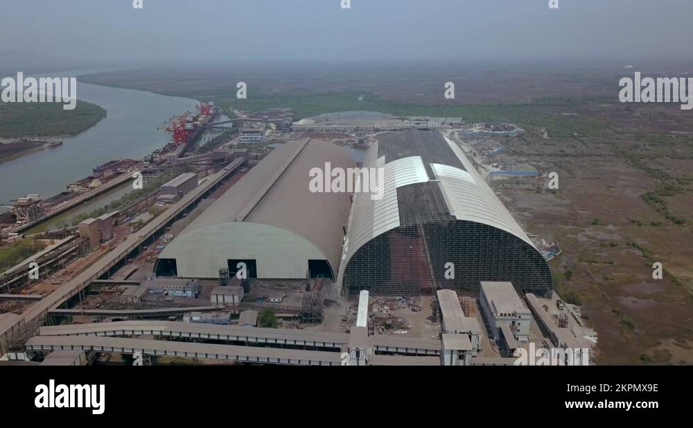 Maritime Facility Of Dolvi Port In Maharashtra, India With View Of ...